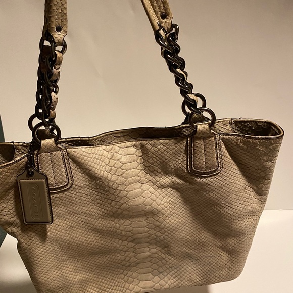 Coach | Bags | Coach Leather Snake Imprint | Poshmark